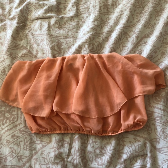 Stella & Dot | Tops | Coral Colored Tube Top By Stella | Poshmark